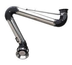 Brazo articulado de acero inoxidable | TCS | Proyectos industriales de Aspiración y Filtración